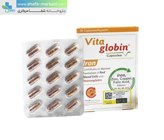 خرید و قیمت کپسول ویتاگلوبین ویتان - داروخانه شفا مرکزی | Vitane Vitaglobin